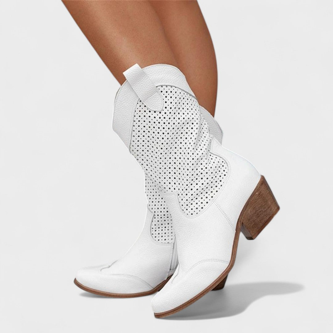 Veronica | Chic Comfort Western Boots – Clark & Marvis