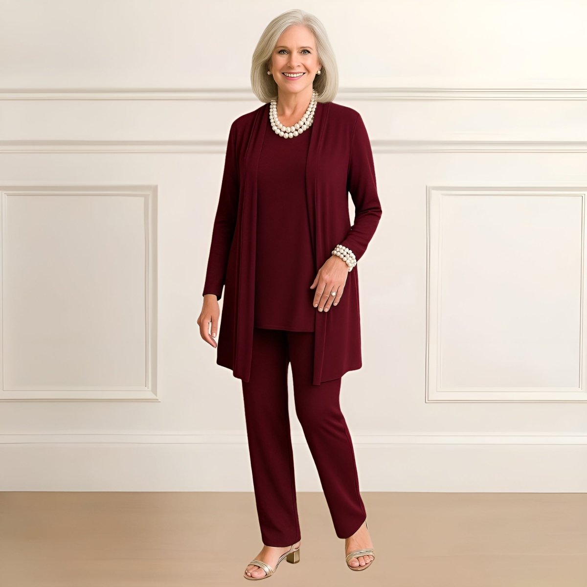 Ronalie | Elegant Top and Pants Set – Clark & Marvis